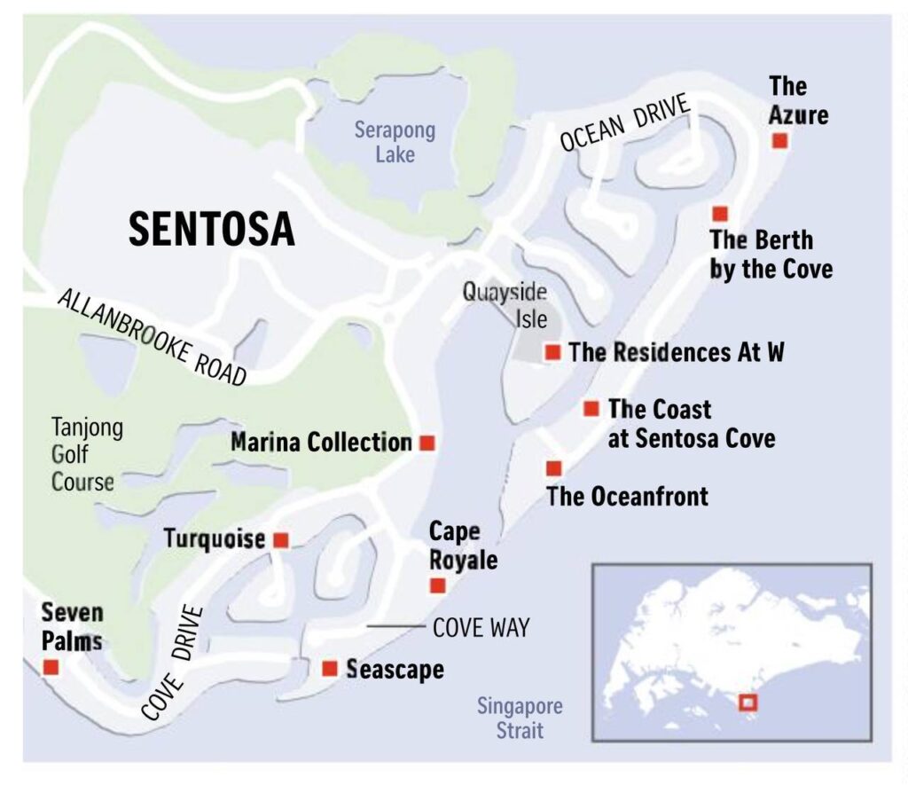 Sentosa Condo Locations - Sg Properties Forum